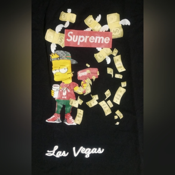 Yazbek | Shirts | The Simpsons Bart Money Las Vegas T Shirt Homer ...